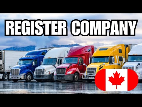 How To Register Trucking Company In Canada