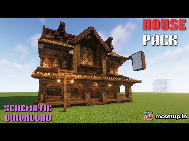 WOODEN HOUSE PACKS SCHEMATIC DOWNLOAD Minecraft Map