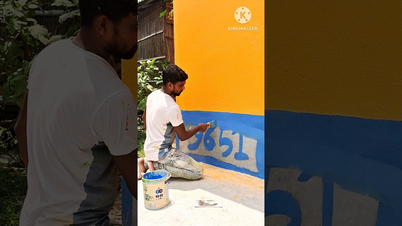 Asian paints deto apply apply colour Code 9651. colour  wall #shots #viral #video #youtube