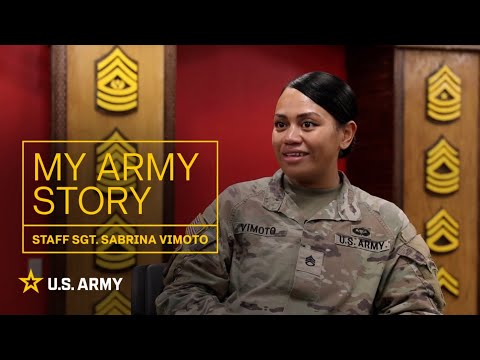 My Army Story: SSG Sabrina Vimoto | U.S. Army