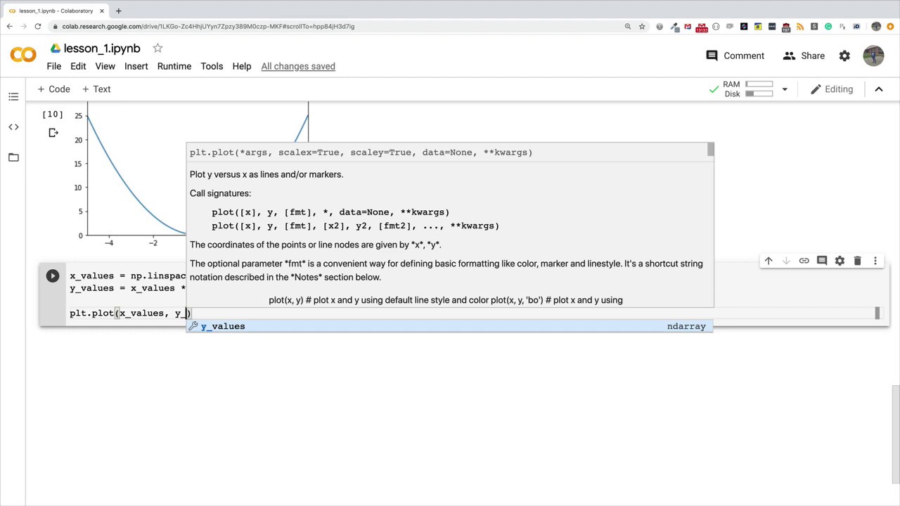 03 Plotting Numpy Arrays