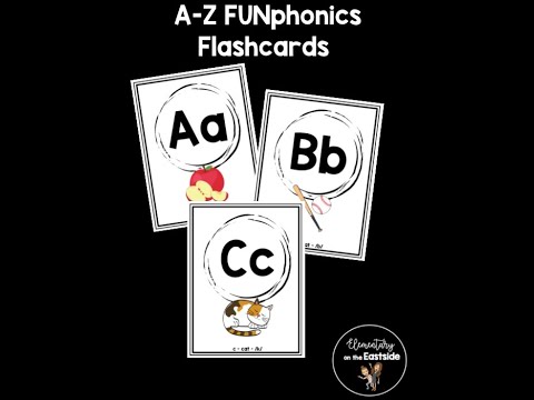 Fundations Alphabet Flashcards