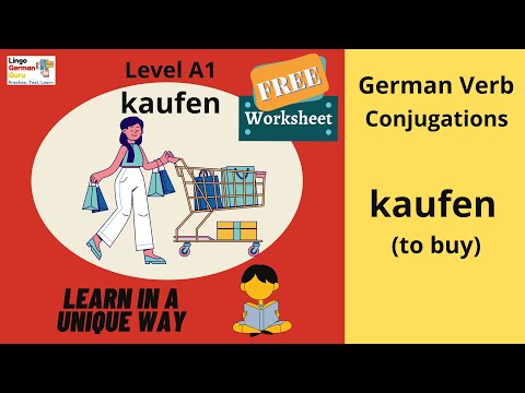 Learn German for Beginners | A1 Level | Verb Conjugation #4 | kaufen (to buy)