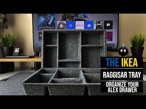 The IKEA Raggisar Tray Organize Your Alex Drawer