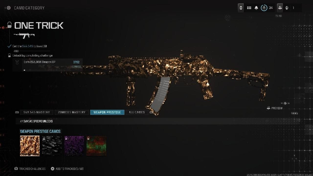 Quick Fix for Prestige Camo Tracking Bug in 2025