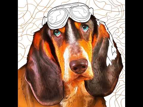 I made An Art Cute Dog With the Long Nose