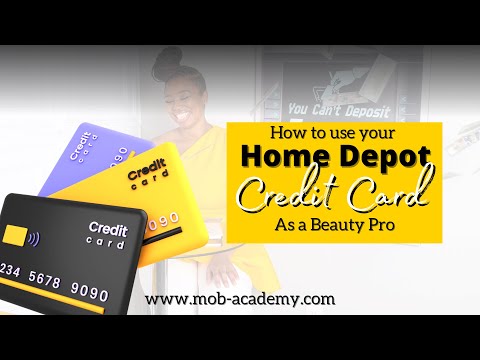 How to Use Home Depot Credit Card as a Beauty Pro