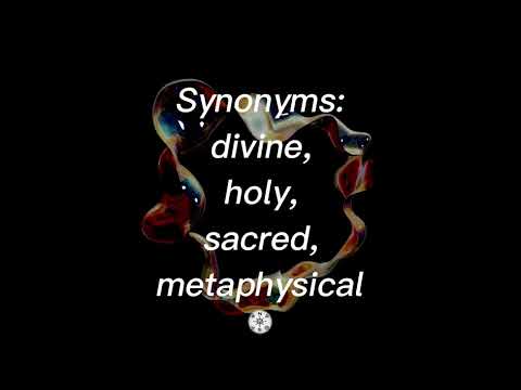 The Etymology of Spiritual, Synonyms for Spiritual, and Definition of Spiritual