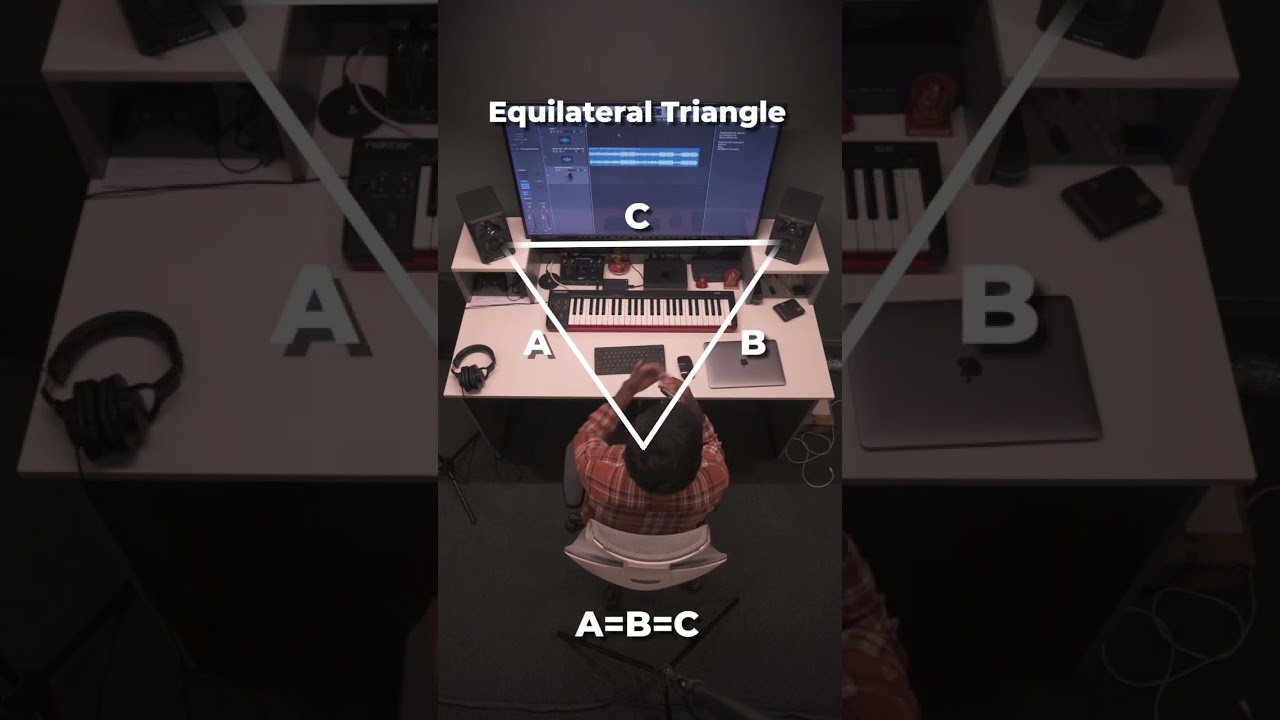 How to place your speakers in a studio. Speaker placements #audioengineering #musicproduction