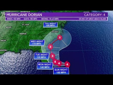 Hurricane Dorian latest update, track, spaghetti models