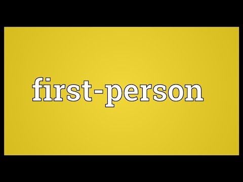First-person Meaning