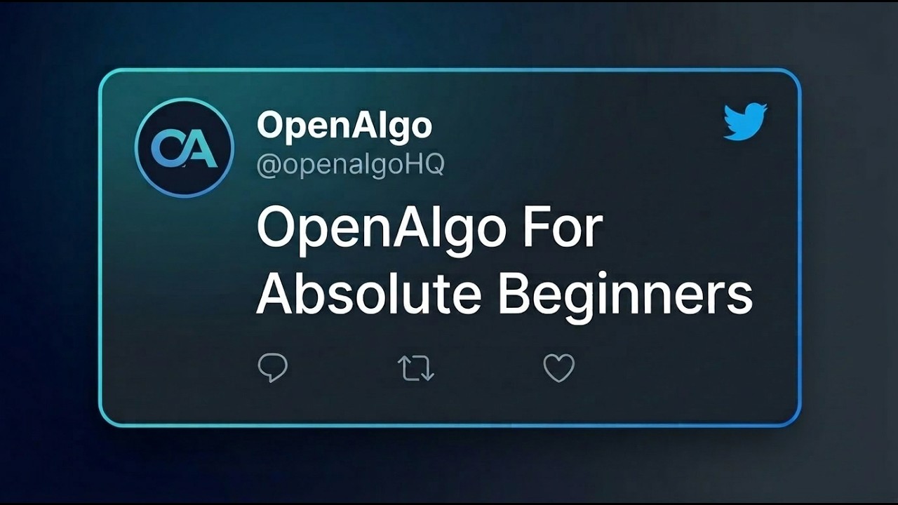 OpenAlgo For Absolute Begineers