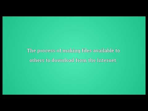 File sharing Meaning