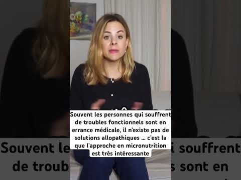 Définition d’un trouble fonctionnel #micronutrition #nutrition #pharmacie #santé #biologie