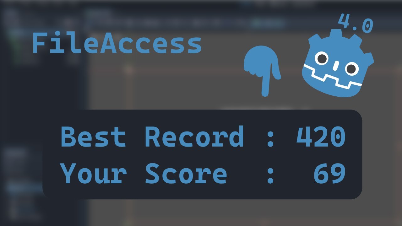 Safest and easiest way to save high scores - Help - Godot Forum
