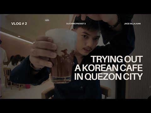 trying out a korean cafe in qc (aegyo cafe) | osmo pocket 3