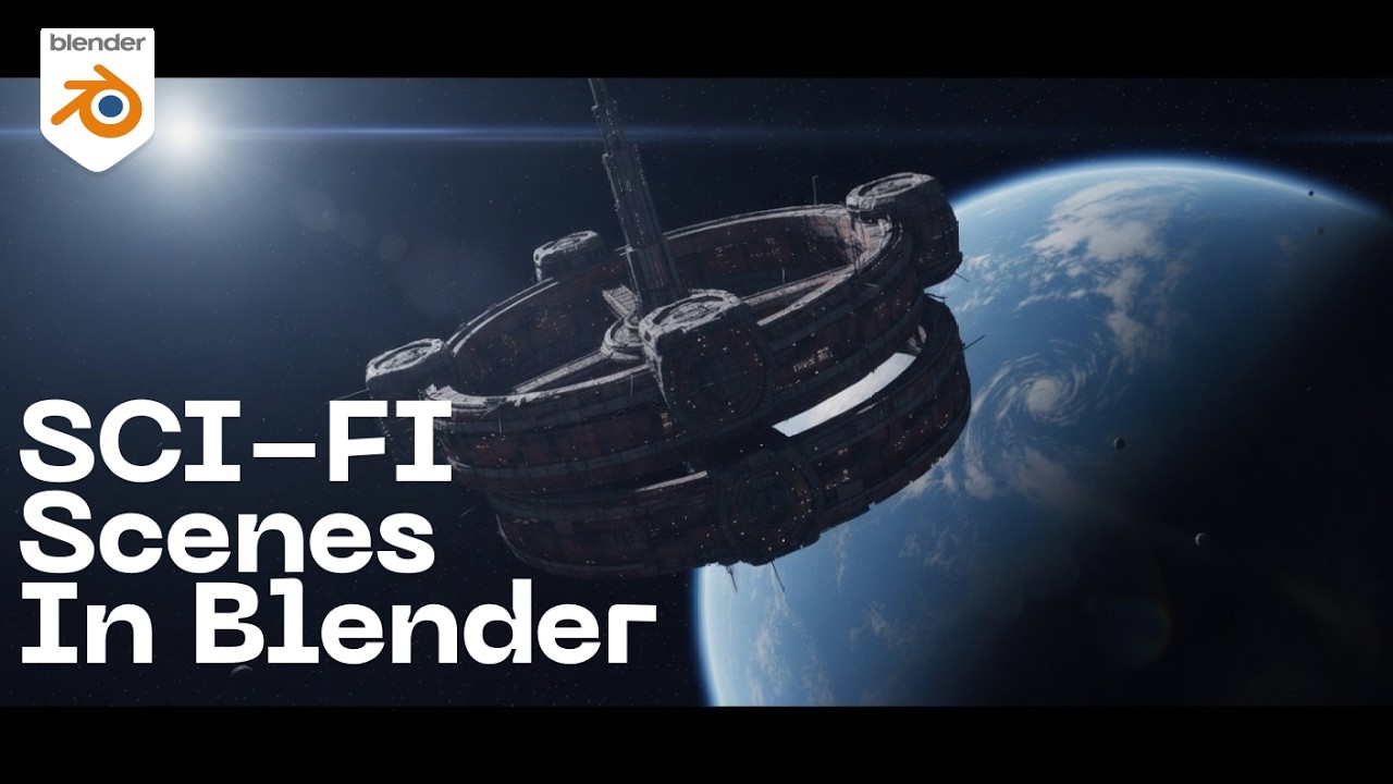 3 Methods to Create Viral Sci-Fi Spaceship Animations in Blender | Full Tutorial For Beginners