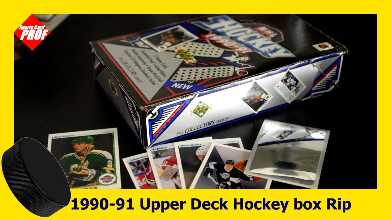 1990-91 Upper Deck Hockey Box Rip