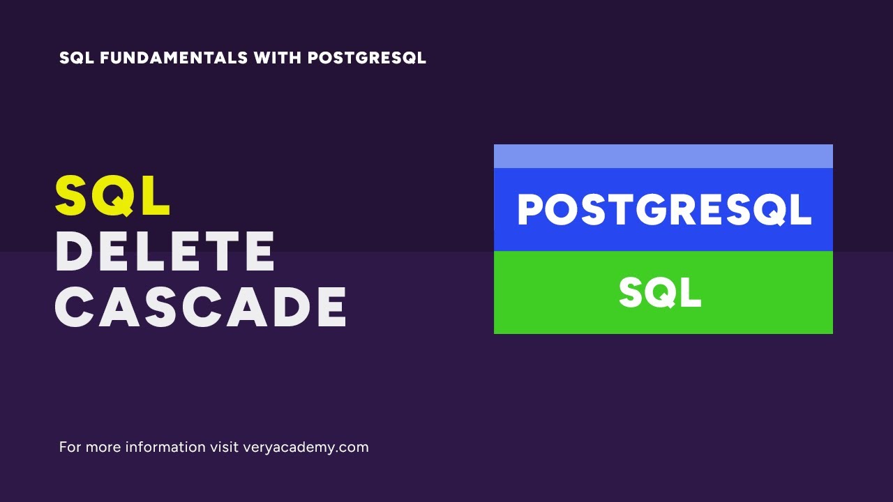 SQL Deleting Data with Relationships | SQL Fundamentals with PostgreSQL