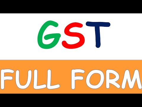 GST Full Form || Full Form Of GST || GST Ka Full Form || GST Tax Full Form |