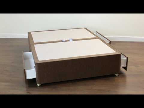 Sweet Dreams Universal Divan Base Double 4 drawers