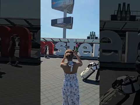 Schiphol Amsterdam Airport International Departures and Outside of airport in The Netherlands