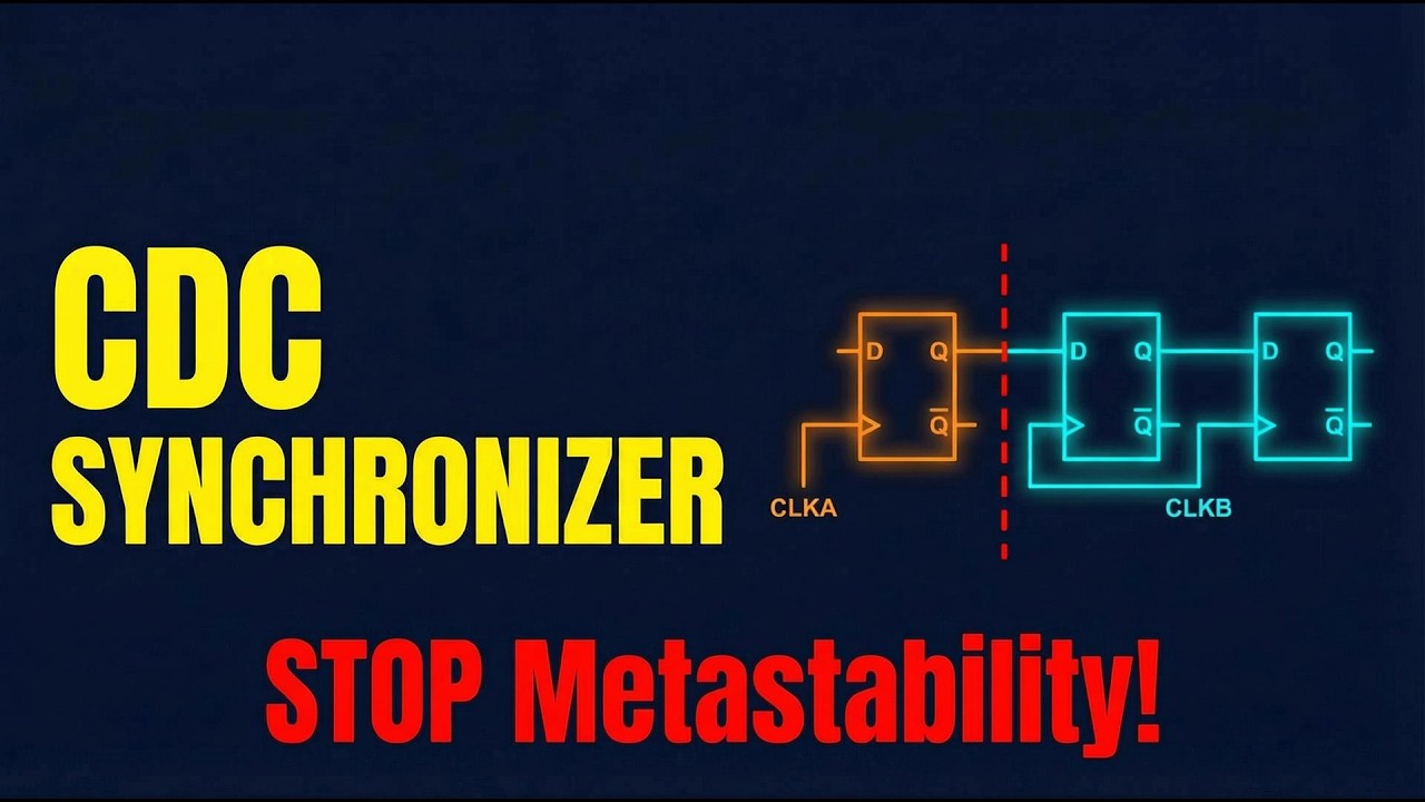 Clock Domain Crossing Synchronizer Explained for VLSI Interviews