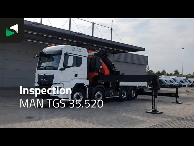 MAN TGS 35.520 8X4 Palfinger Flatbed trucks - BAS World