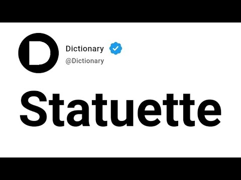 Statuette Meaning In English