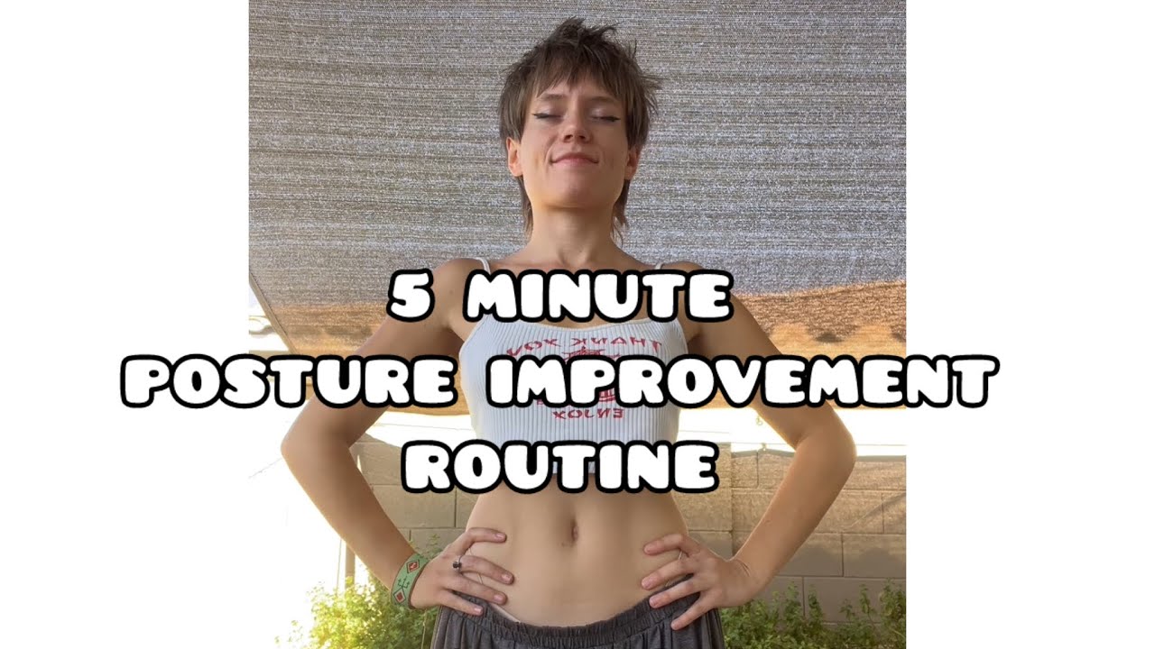 5 Minute Posture Improvement Routine!
