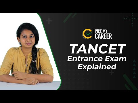 TANCET Entrance Exam Explained | Tamil | PickMyCareer #tancet2022 #Mtech #MBA