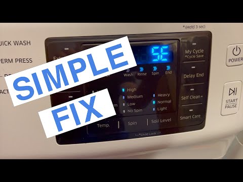 5E Error Fix | Samsung Washing Machine