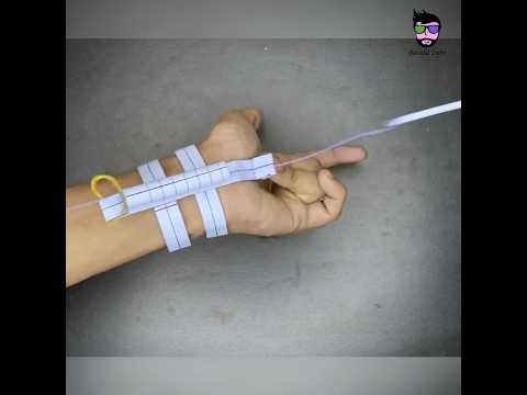 Paper Spider-Man web shooter #diy #tutorial #papercraft #spidermanwebshooter #craft