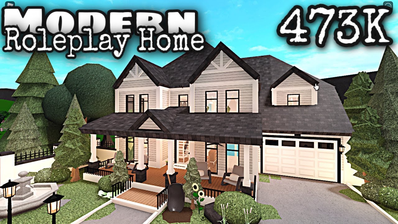 Modern Roleplay Home Tour - Roblox Bloxburg