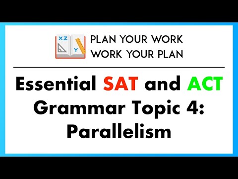 Practice Questions: Parallelism- 1 Video Lecture - Crash Course for SAT