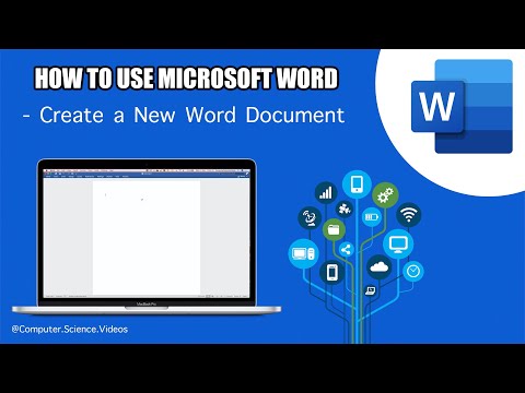How to CREATE a New Word Document for Microsoft Office On a Mac - Basic Tutorial | New