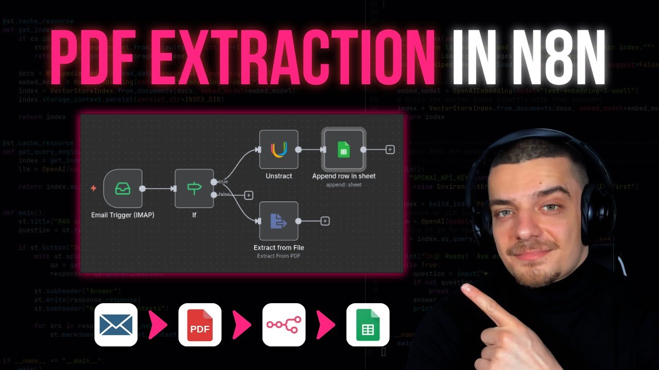 PDF Document Extraction in n8n - Full Workflow