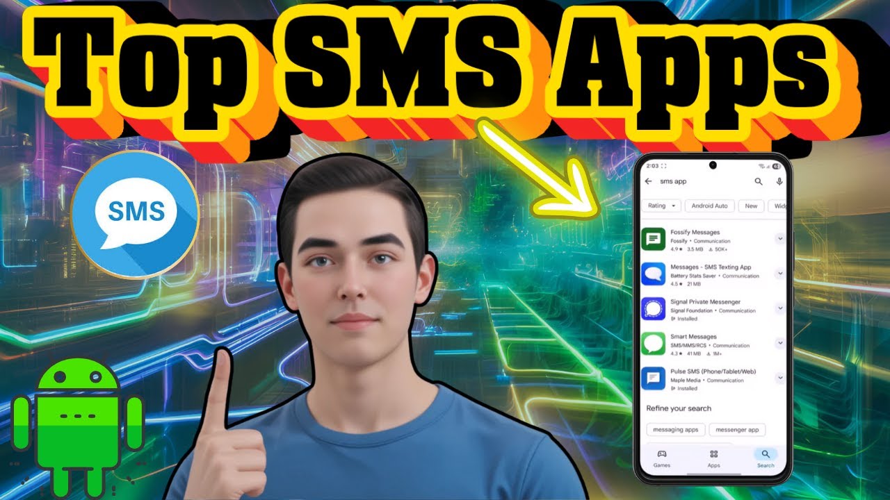 5 Best SMS Apps For Android - For Beginners