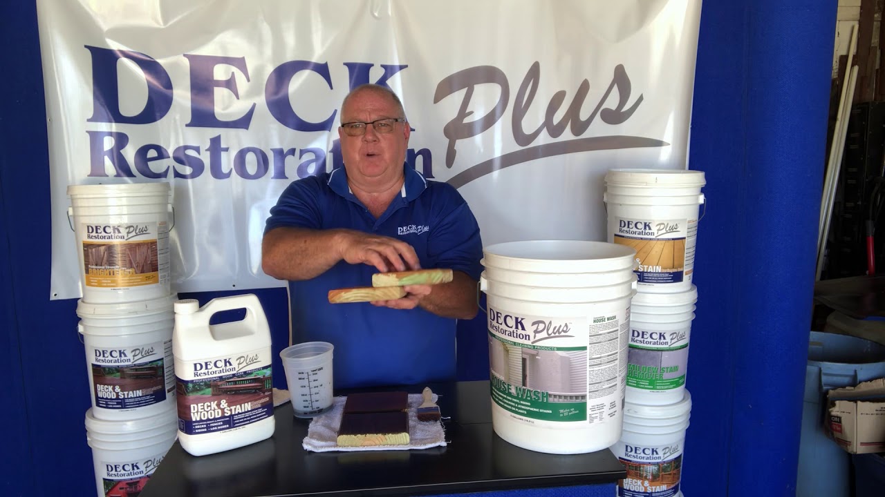 The Benefits of Using Deck Restoration Plus Deck & Wood Stain, Applied to Wet or Dry Wood!
