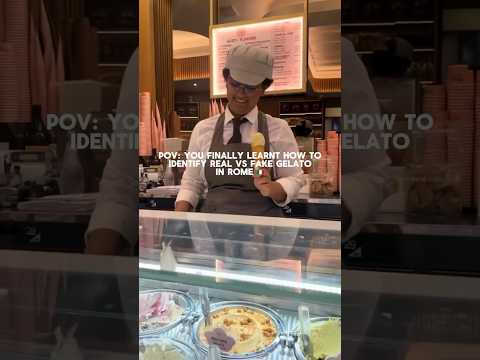 Real vs Fake Gelato π¨