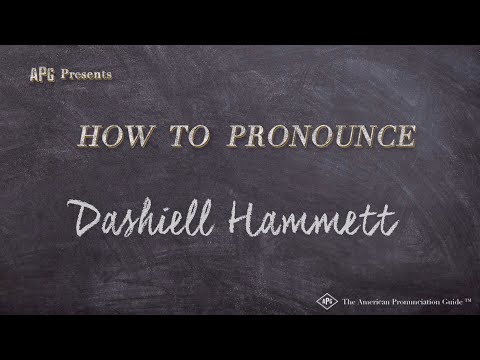 How to Pronounce Dashiell Hammett (Real Life Examples!)