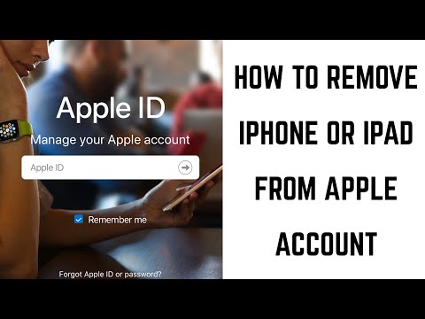 How to Remove iPhone or iPad from Apple Account