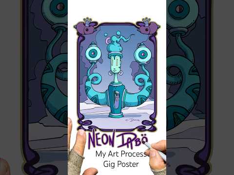 Create Surreal Gig Posters for Fun: My Art Process#art #creative #gigposter