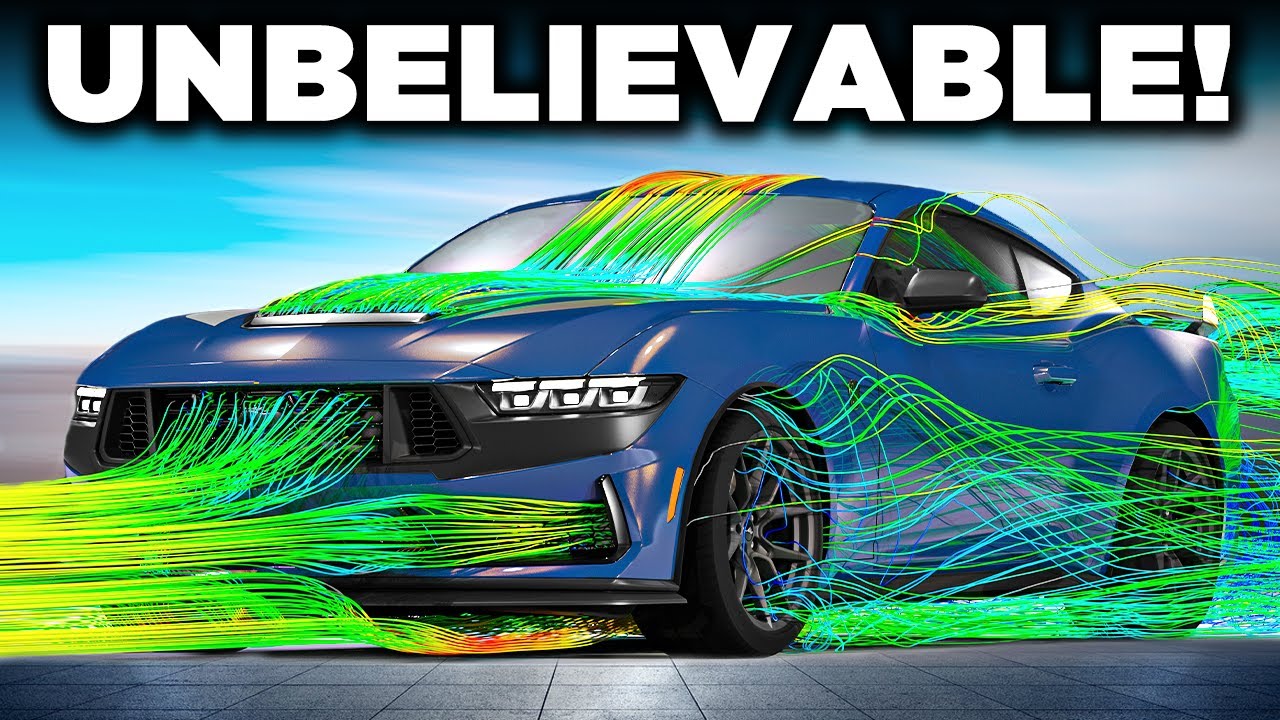 Why The 2024 Ford Mustang Dark Horse is Aerodynamically Perfect!
