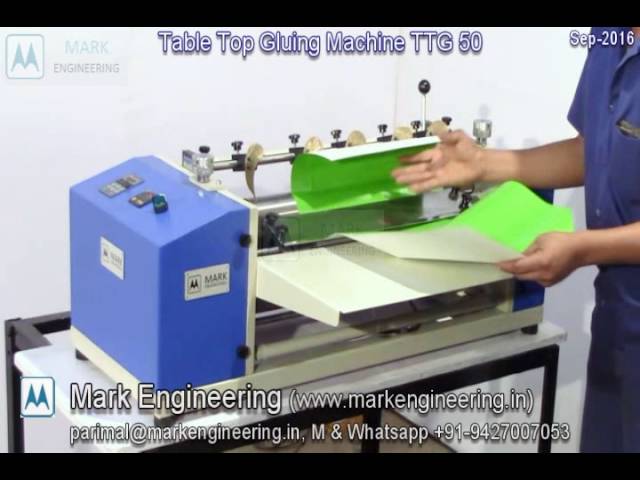 Paper Gluing Machine - Paper Sheet Gluing Machine Manufacturer from ...