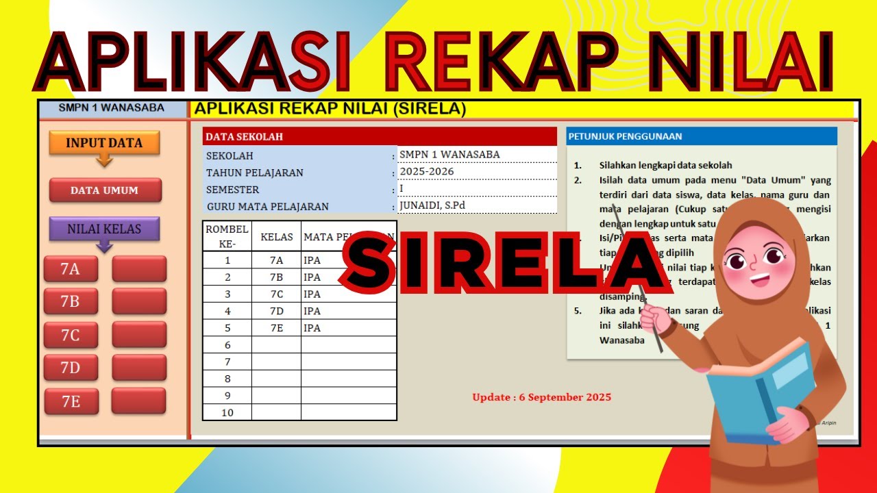 (SIRELA) APPLICATION FOR RECAPING ELEMENTARY, MIDDLE, AND HIGH SCHOOL GRADES