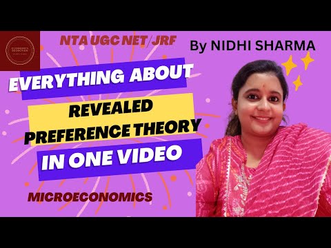 Revealed Preference Theory: The Ordinal Approach