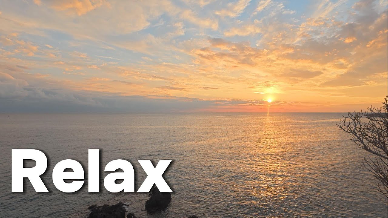 Deep Calm at Sunset 🌙 Ocean Horizon to Slow the Mind & Relax