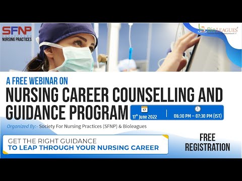 A Webinar on Nursing Career Counselling and Guidance Program