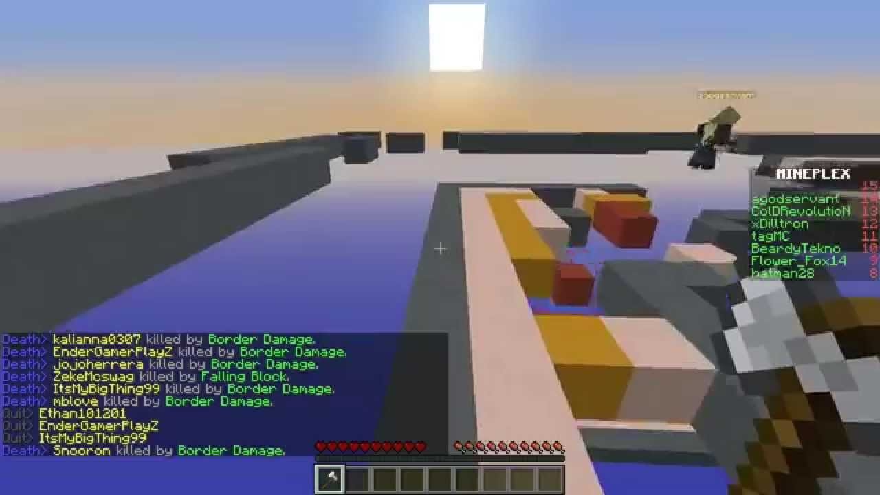 Minecraft Minigames: Runner on Mineplex w/ tagMC - DOING SOME PARKOUR
